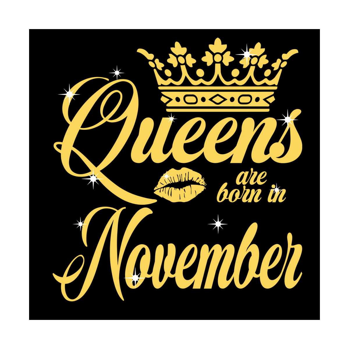 Queen Are Born In November Svg, Birthday Svg, Queen Svg, Nov | Inspire ...