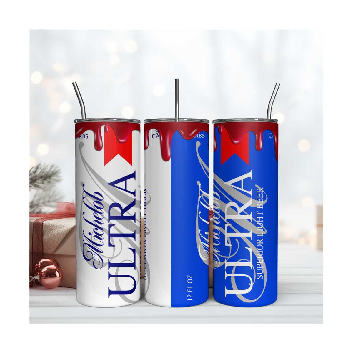 Michelob Ultra 20Oz Tumbler Wrap Sublimation Design, Beer Br | Inspire ...