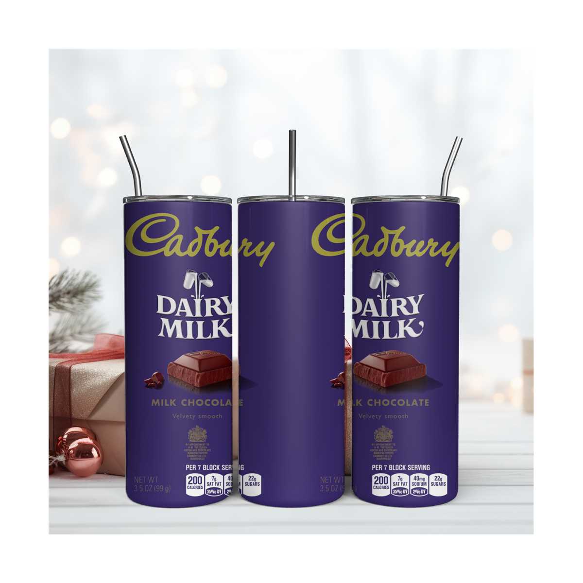 Daily Milk Chocolate 20Oz Tumbler Wrap Sublimation Design, 2 - Inspire ...