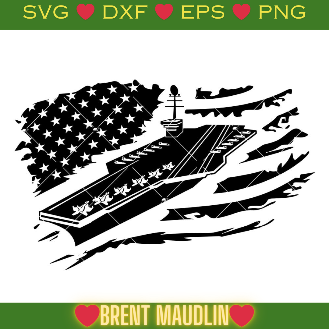 Airbase Warship Svg, US Aircraft Carrier Svg, Navy US Svg | Inspire Uplift