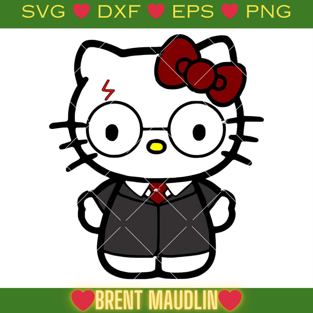 Hello Potter Svg, Hello Kitty Svg, Funny Harry Potter Svg - Inspire Uplift