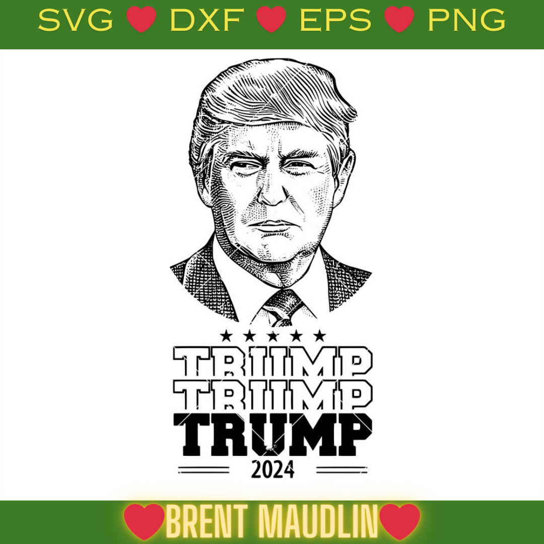 Trump 2024 Svg, Support Trump Svg, Trump Not Guilty Svg | Inspire Uplift