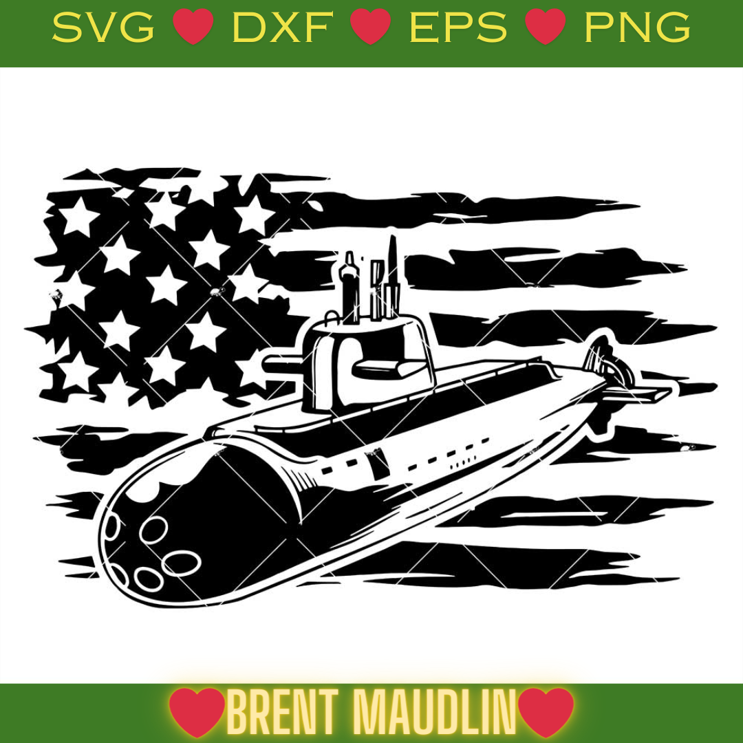 US Warship Svg, US Submarine Svg, Underwater Svg | Inspire Uplift