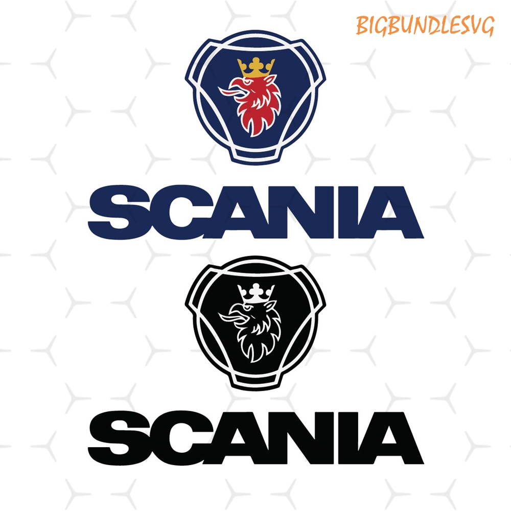 Scania Truck SVG Sticker Print PNG | Inspire Uplift