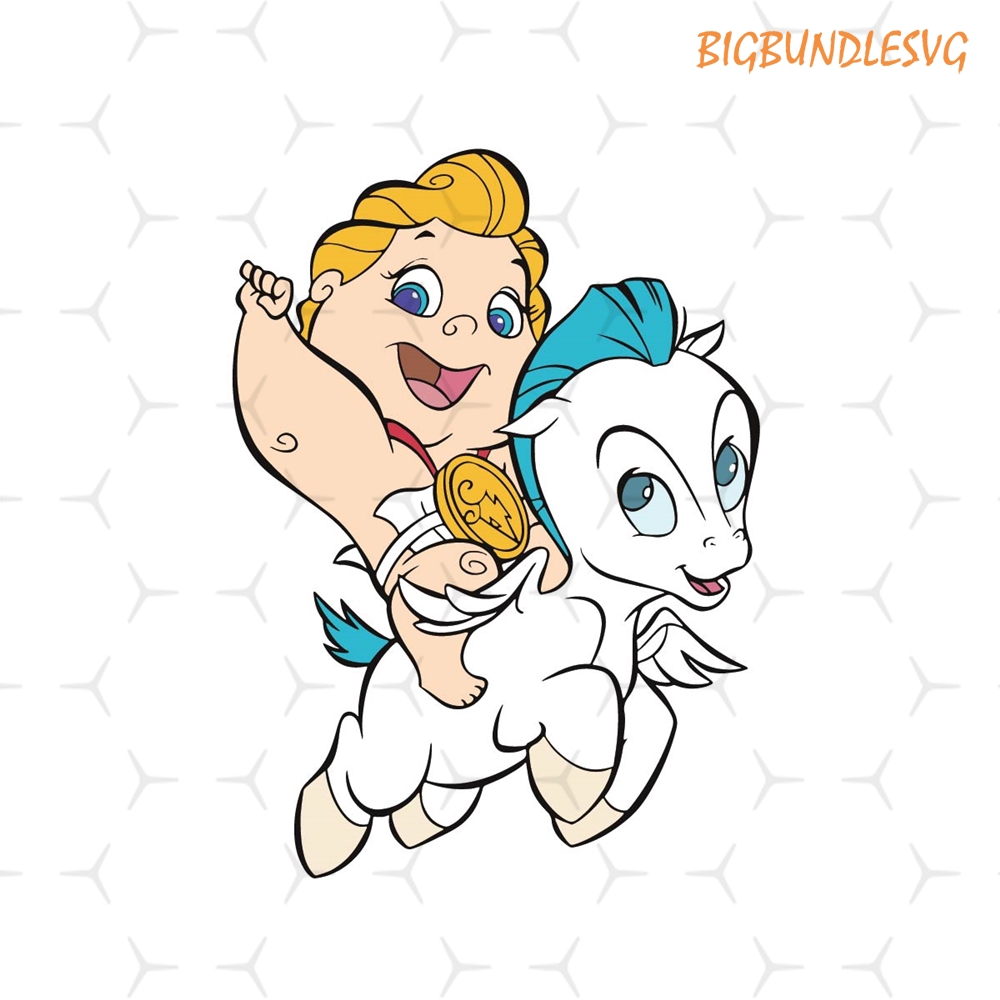 Baby Hercules svg, baby pegasus svg, hercules svg, pegasus s | Inspire ...