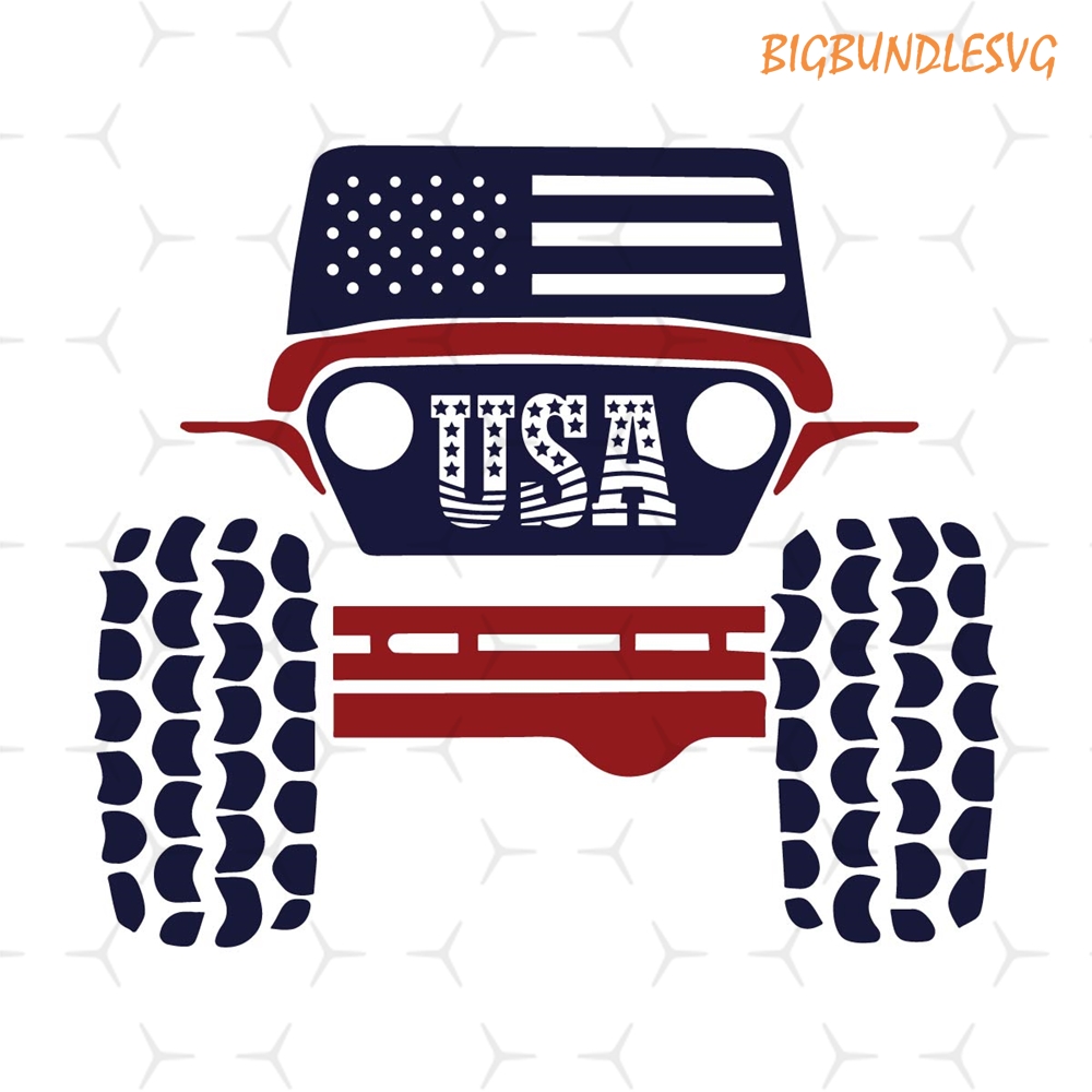 USA 44 Off Road SVG, American Jeep SVG, 4th Of July Off Road | Inspire ...