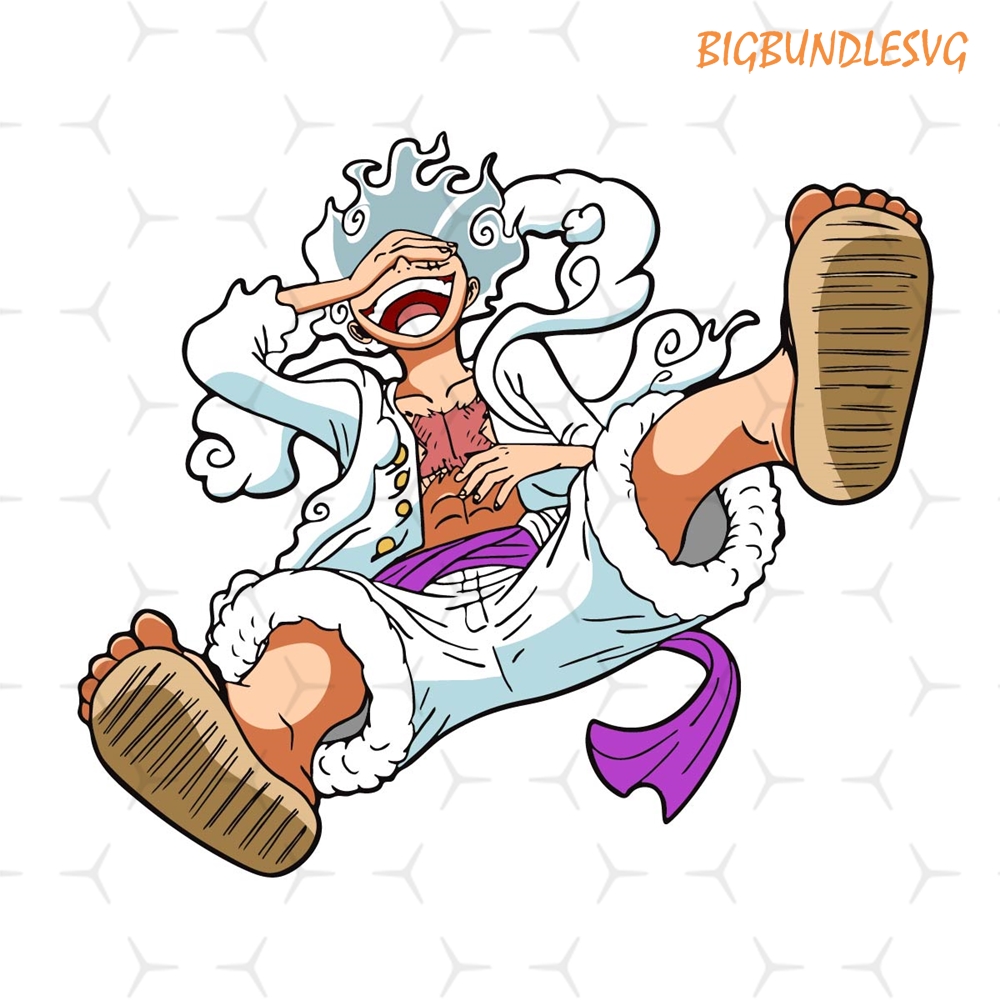 Luffy Nika One Piece Svg Anime Design | Inspire Uplift