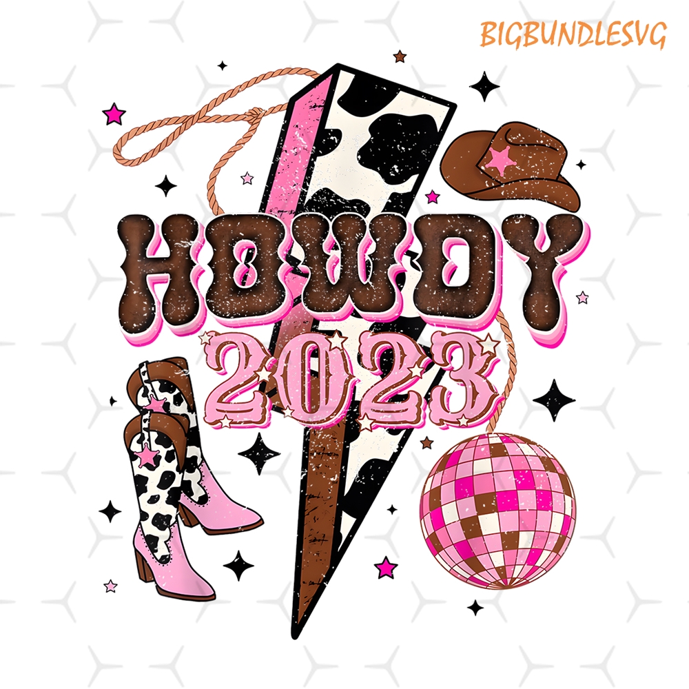 Howdy Valentine Retro Toy Story Cow Print PNG | Inspire Uplift