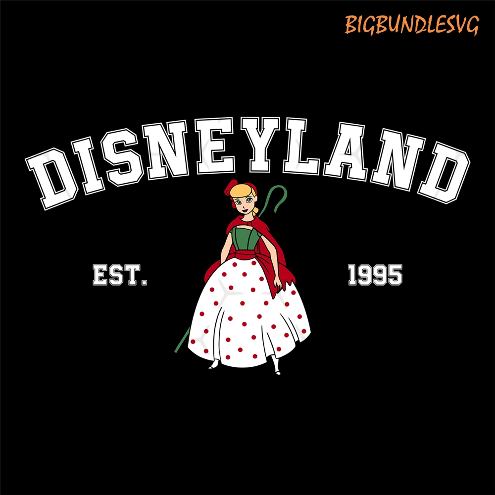 Disneyland Est 1995 Bo Peep Toy Story SVG | Inspire Uplift