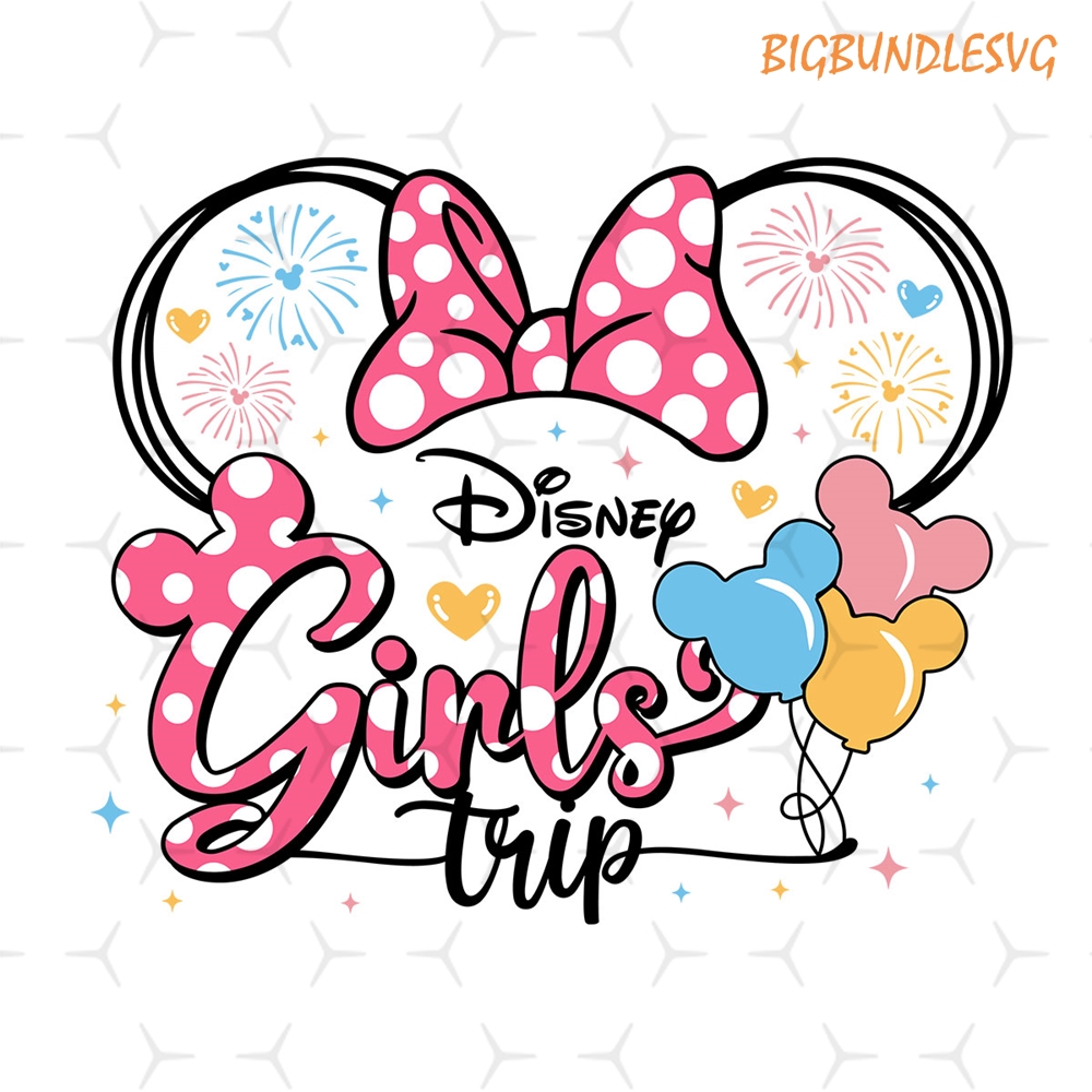 Minnie Mouse Disney Girls Trip SVG | Inspire Uplift