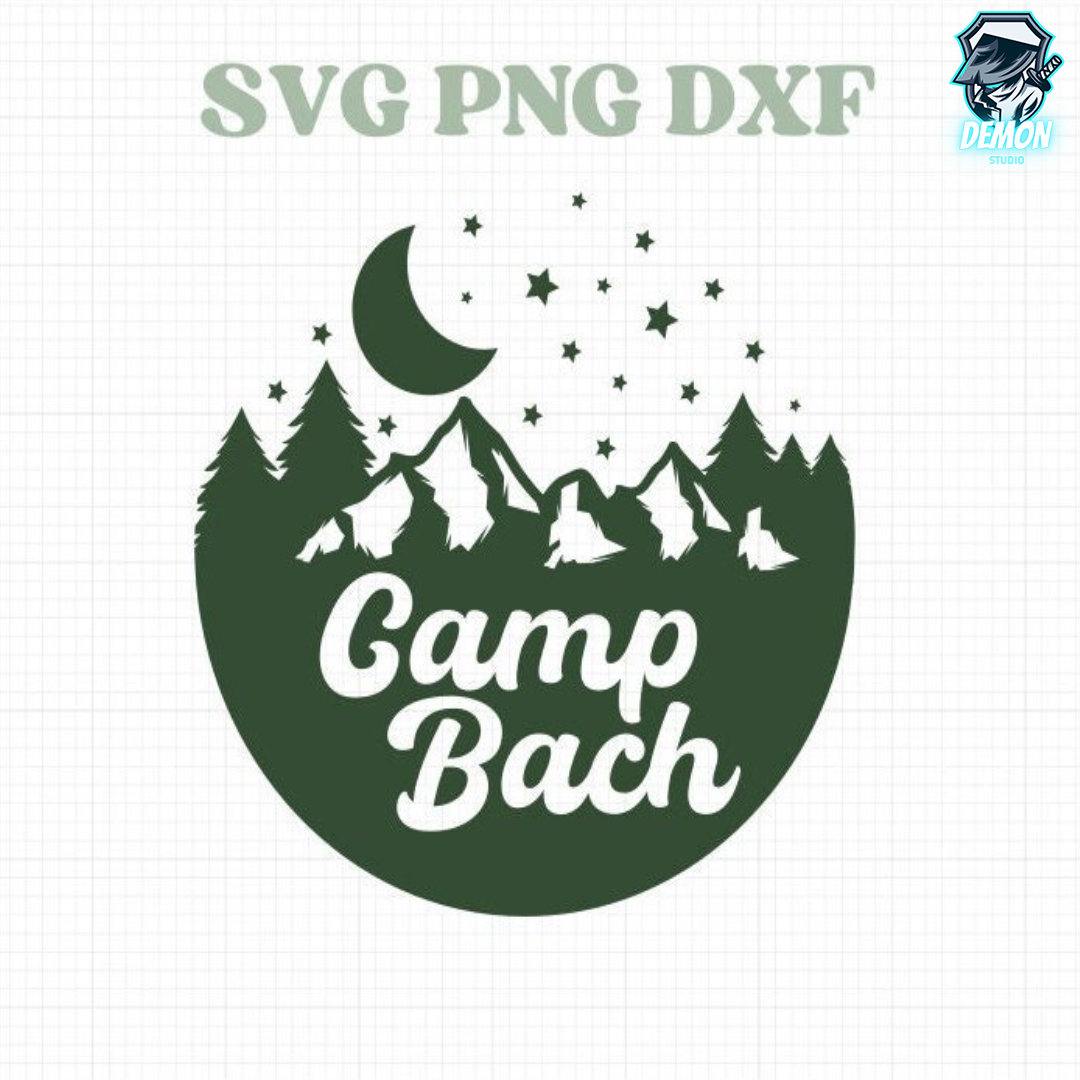Camp Bach SVG PNG DXF, Camping Bachelorette Party Design ,In - Inspire ...