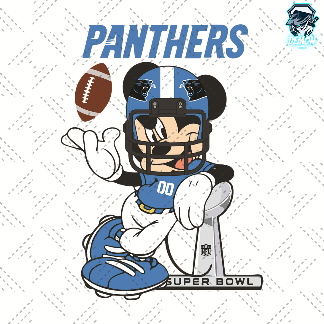 Carolina Panthers Mickey Mouse Svg, Sport Svg, Car - Inspire Uplift