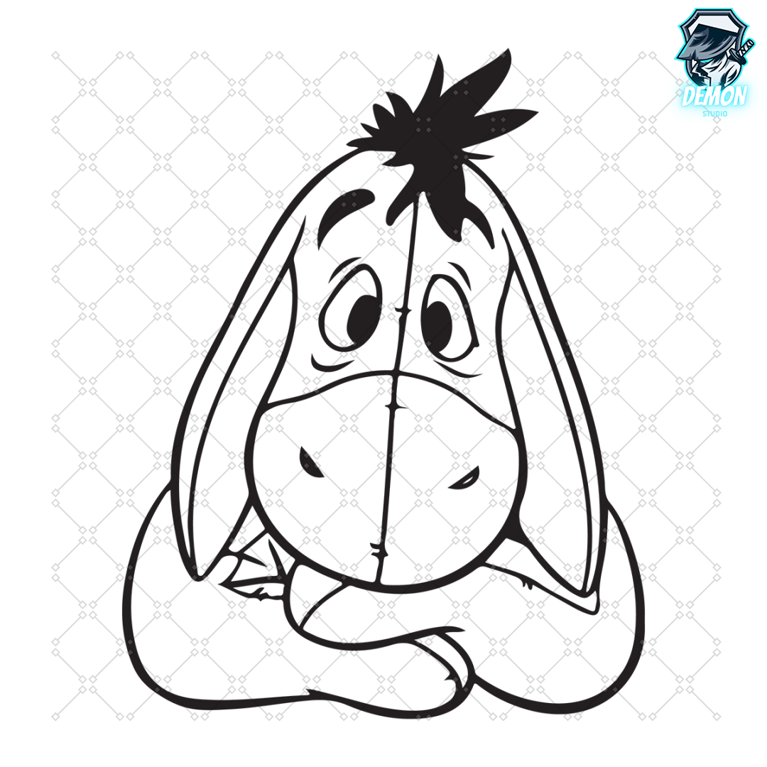 Eeyore donkey svg free, winnie the pooh svg, best disne | Inspire Uplift