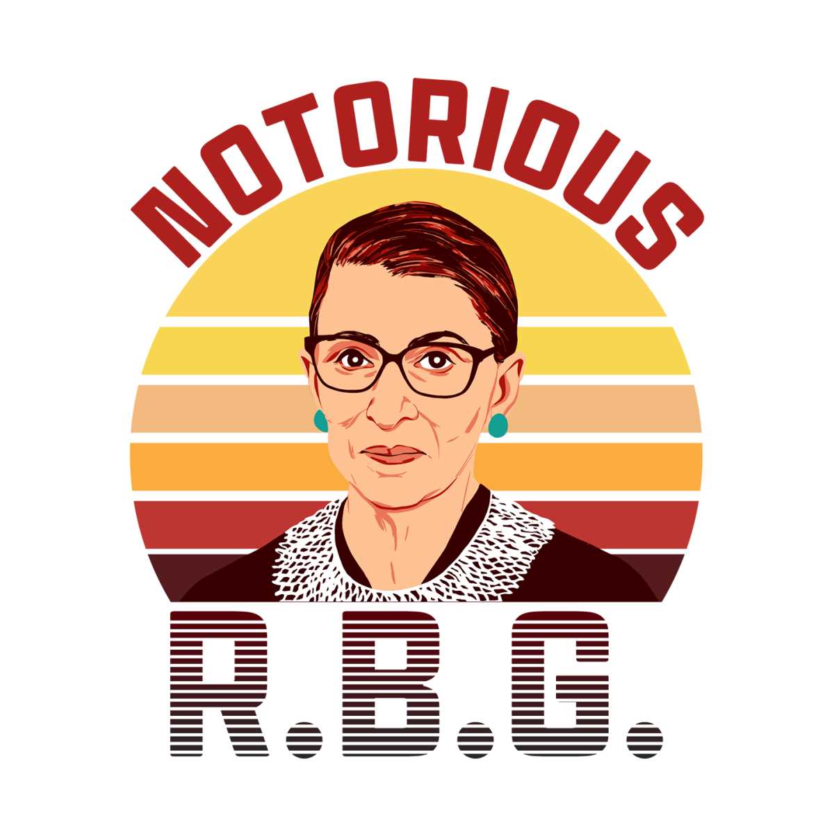 Notorious Rbg Svg,Ruth Bader Ginsburg Svg,Feminist Shirt, Ru - Inspire ...