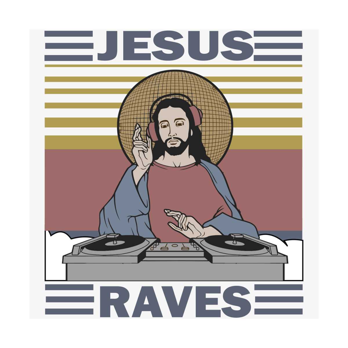 Jesus Raves Svg, Trending Svg, Jesus Svg, Raves Svg, Music S - Inspire ...