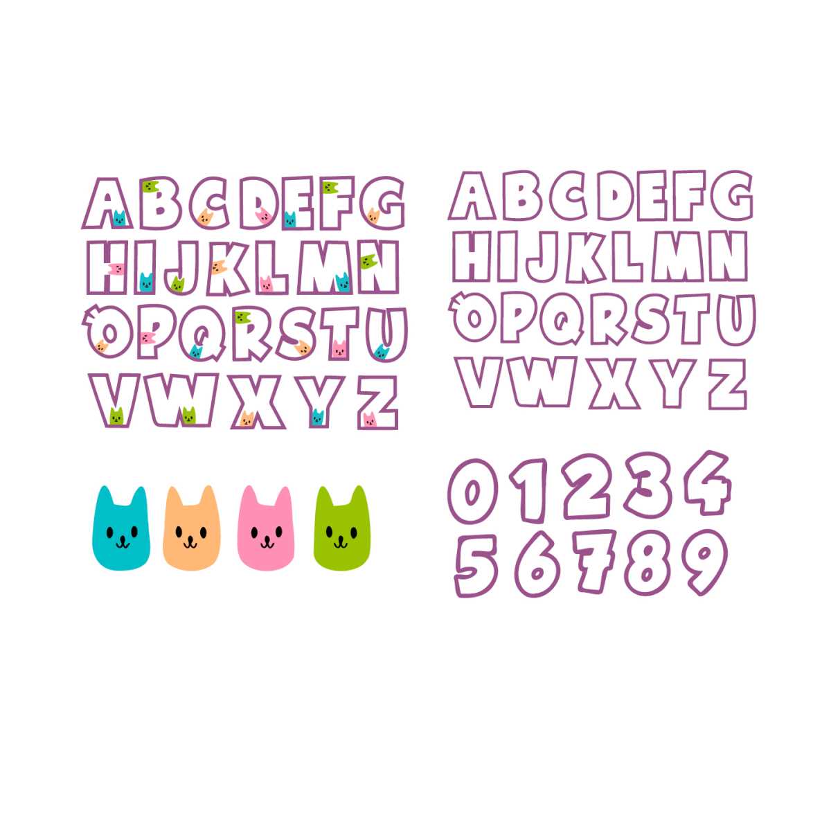 Gabby Dollhouse Alphabet SVG, Gabby Dollhouse PNG, Cricut Do | Inspire ...