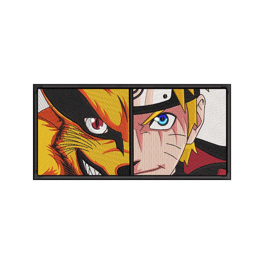 Kurama X Naruto Embroidery Design Anime Naruto Embroidery Fi | Inspire ...