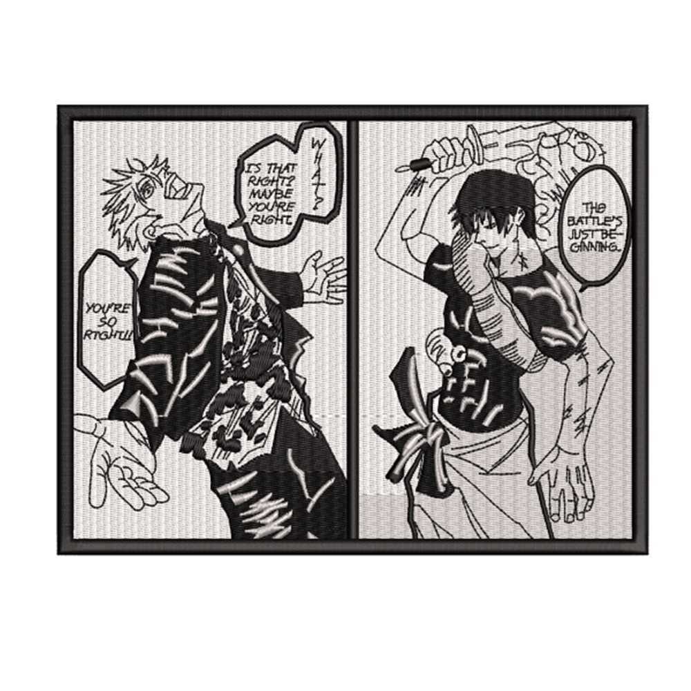 Gojo And Toji Fushiguro Manga Embroidery Jujutsu Kaisen Mang | Inspire ...