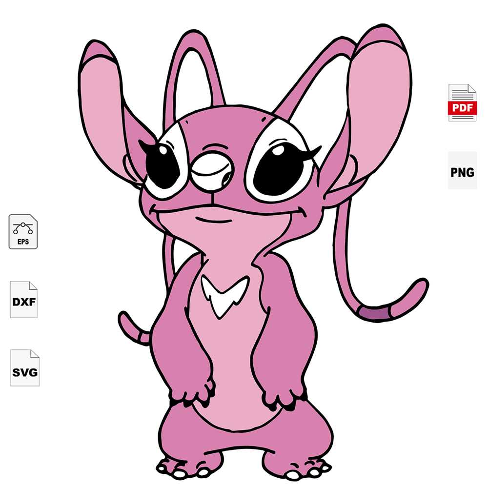 Pink Stitch Svg, Stitch Vector, Stitch Lover, Stitch and lil - Inspire ...