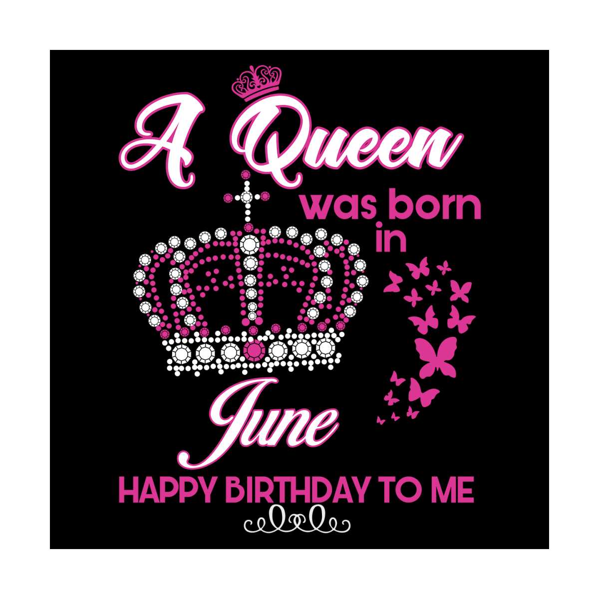 A Queen Was Born In June Svg, Birthday Svg, Birthday Gift, J | Inspire ...