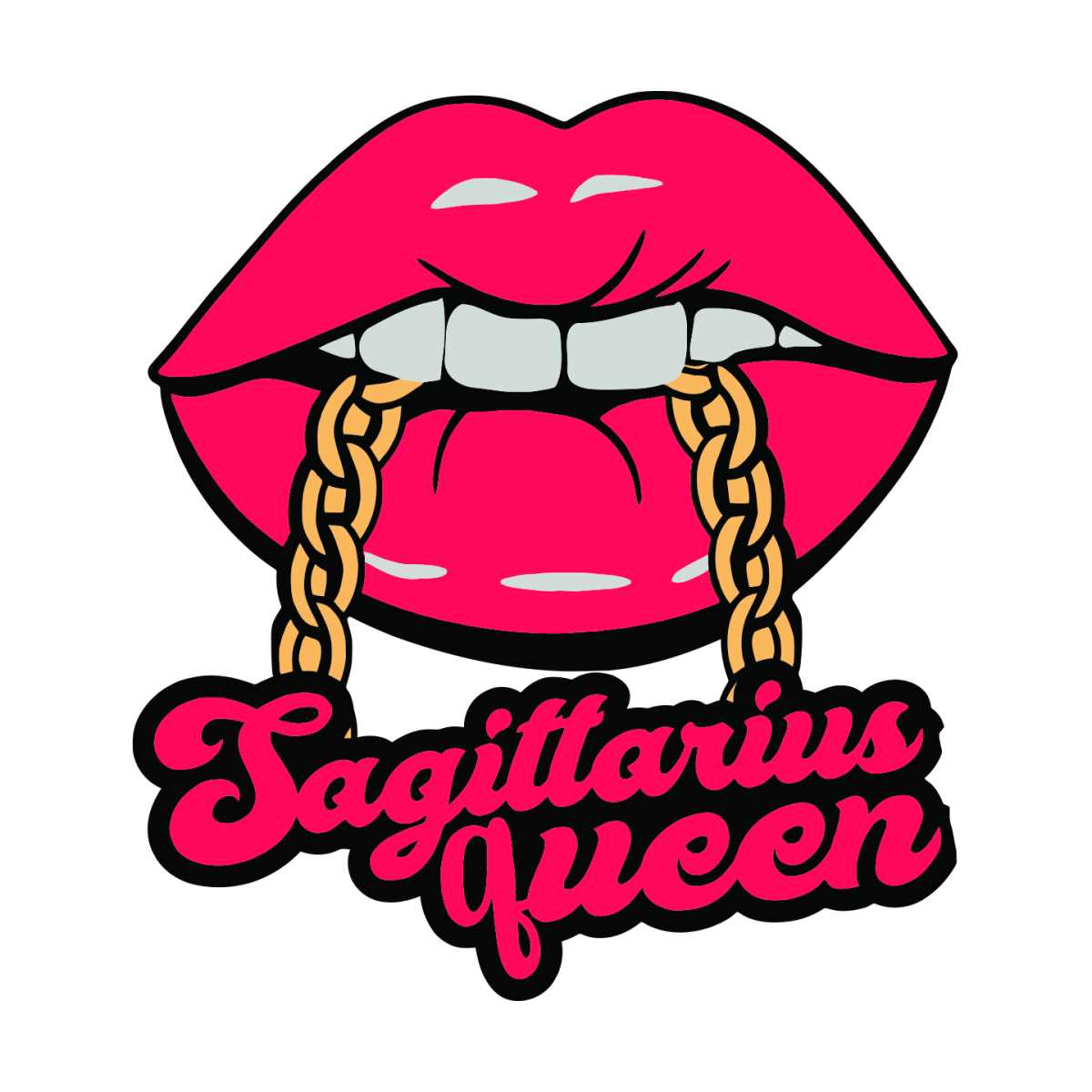 Sagittarius Queen Pretty Lip, Birthday Svg, Sagittarius Girl - Inspire ...