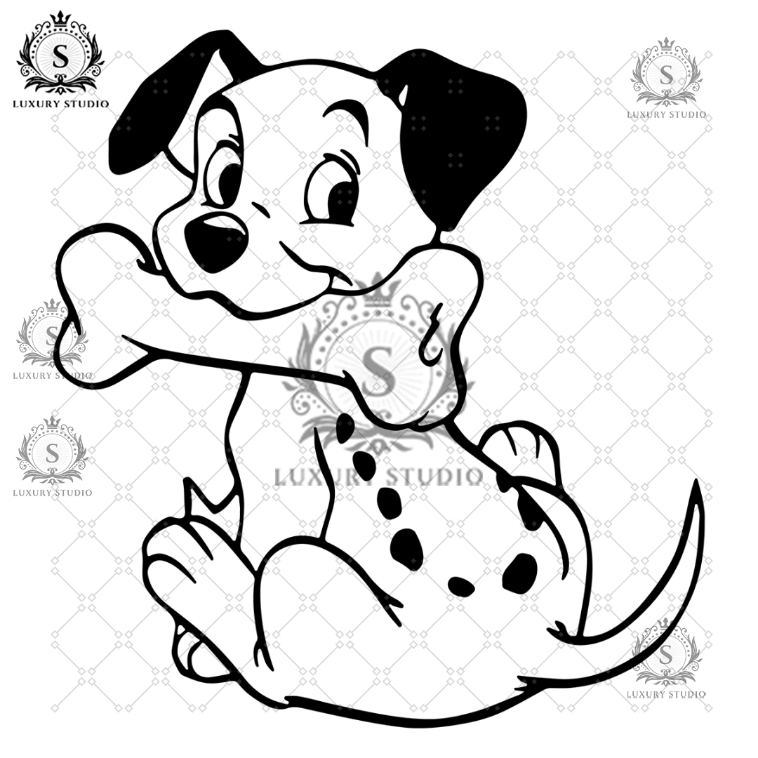 101 dalmations svg free, dalmatian svg, disney svg, ins | Inspire Uplift
