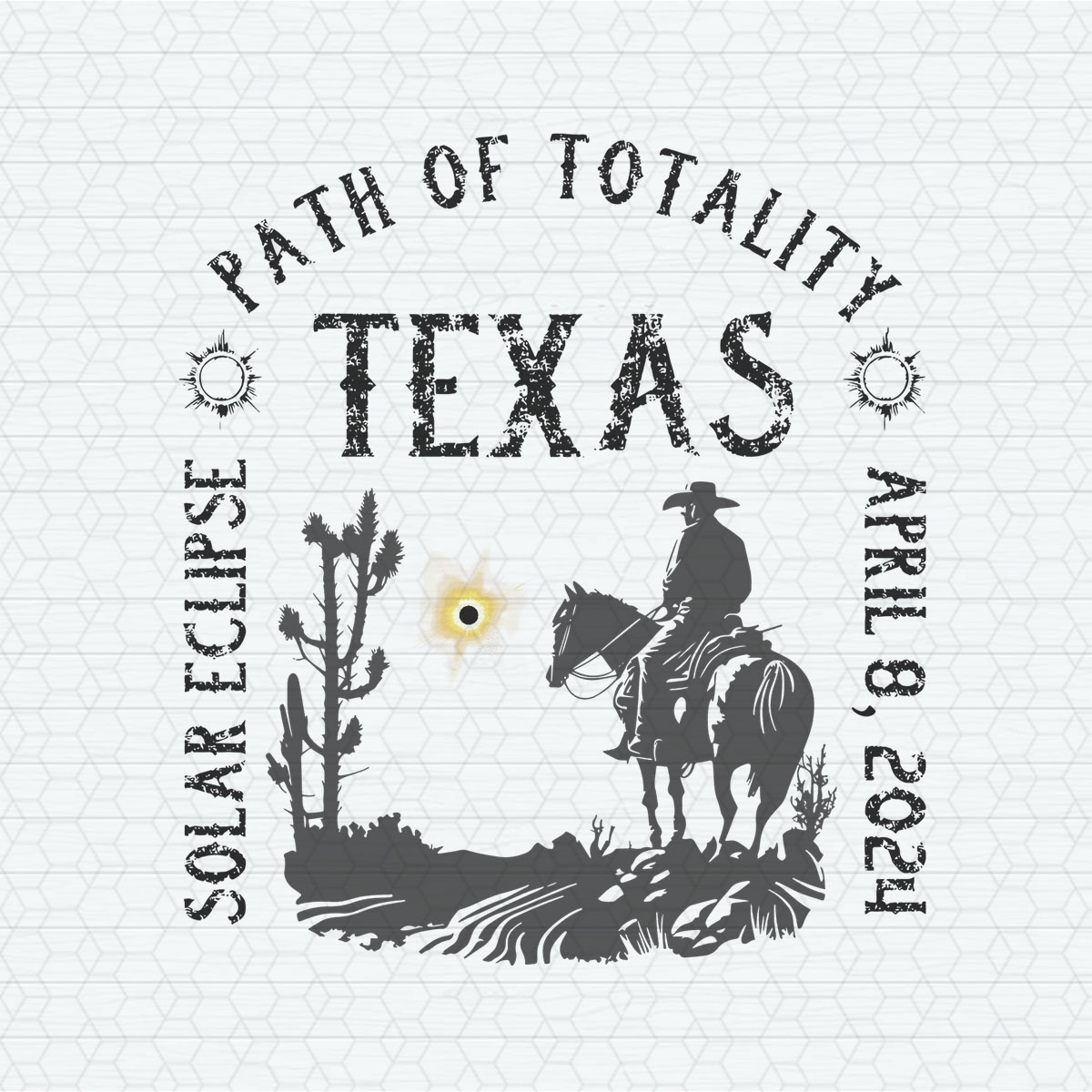 Path Of Totality Texas Solar Eclipse PNG | Inspire Uplift