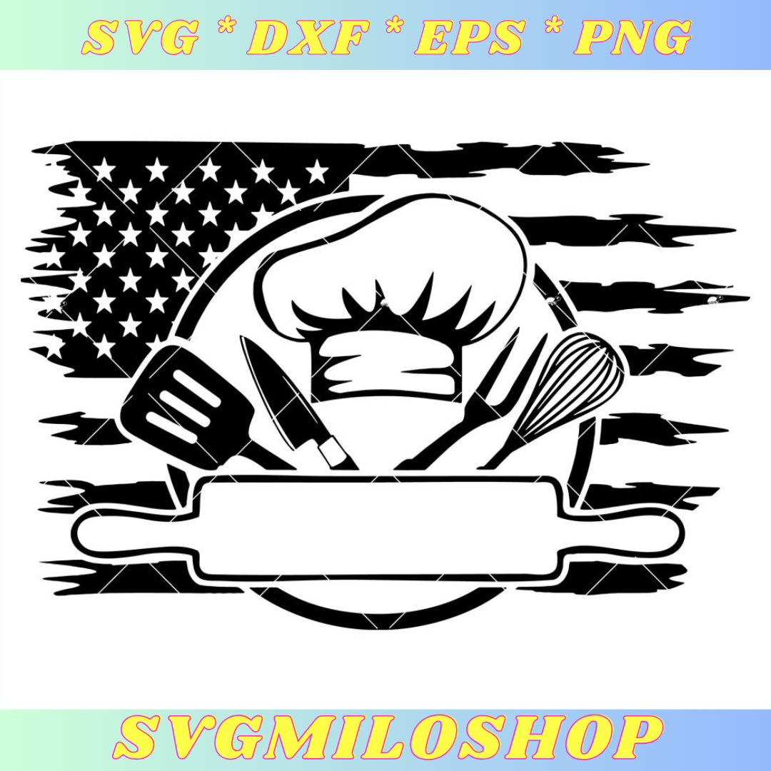 US Chef Logo Svg, Chef Tools Svg, Head Cook Svg, Master Svg | Inspire ...
