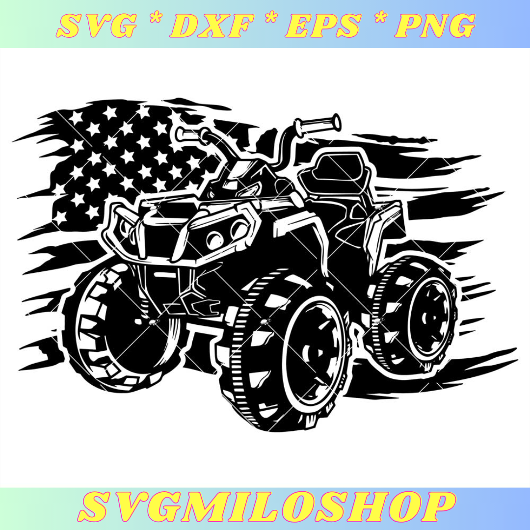 USA Atv Riding Svg, Dirt Riding Svg, Off Road Svg | Inspire Uplift
