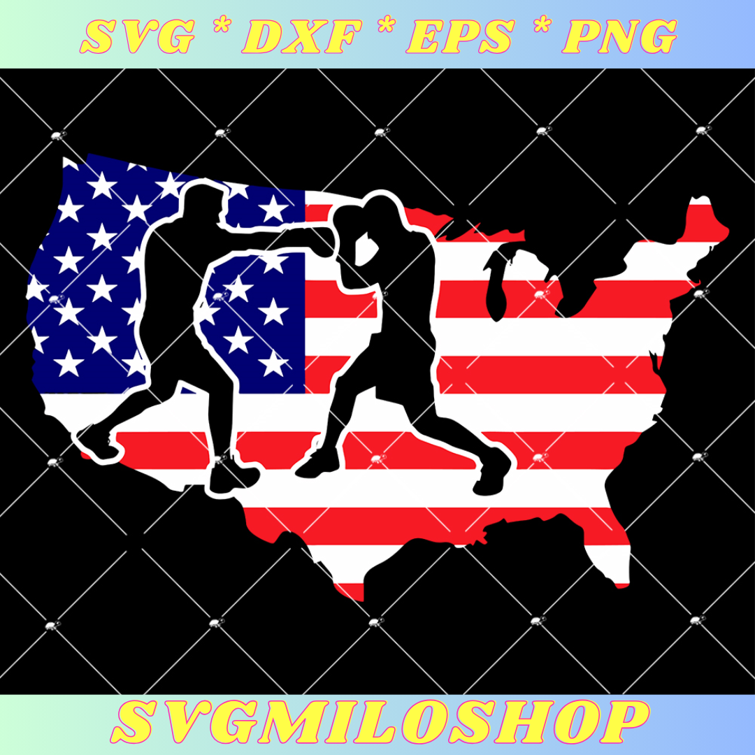 USA Map Flag Boxing Svg, Fighting Svg, Boxers Svg, Sports | Inspire Uplift