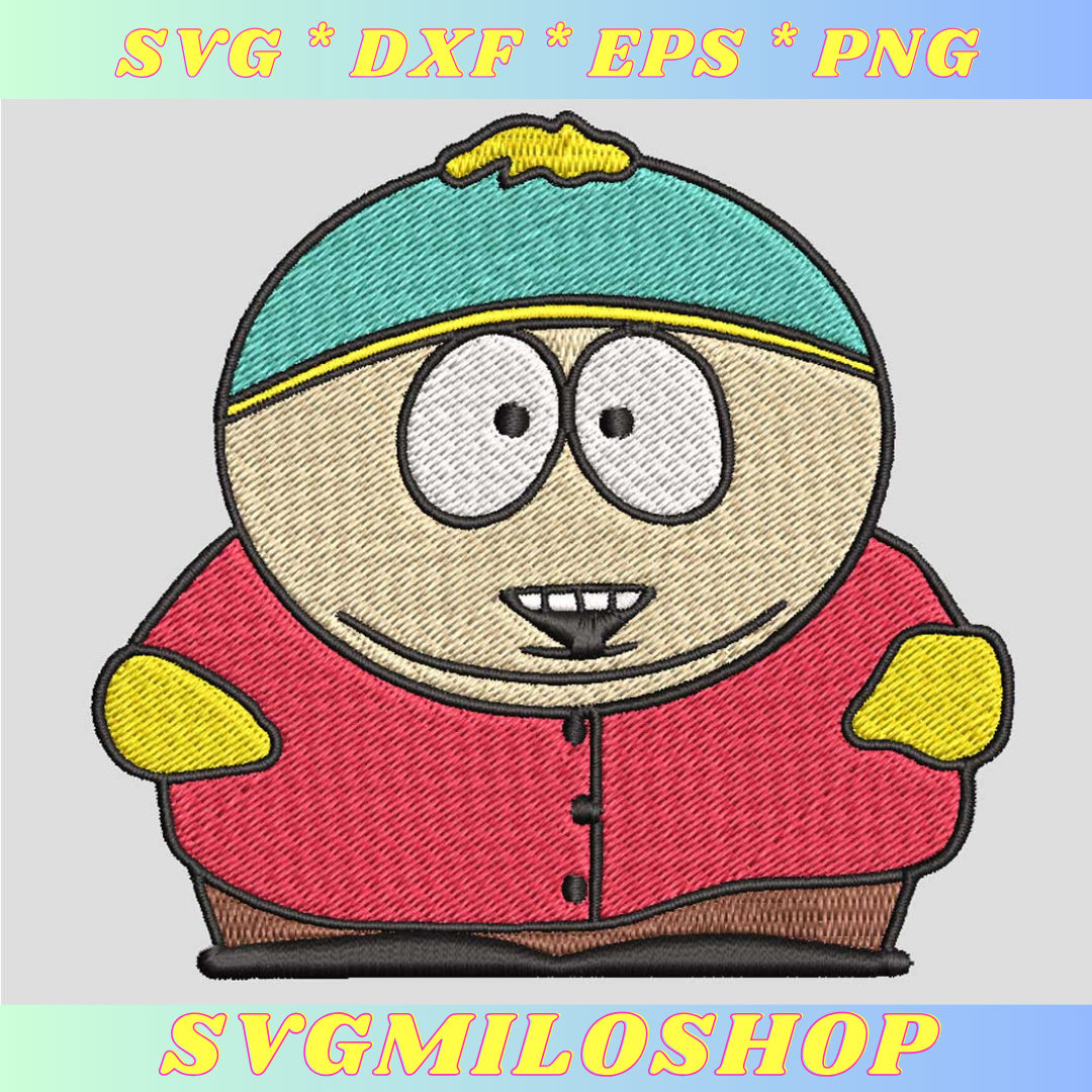 South Park Eric Cartman Southpark Embroidery Designs - Inspire Uplift