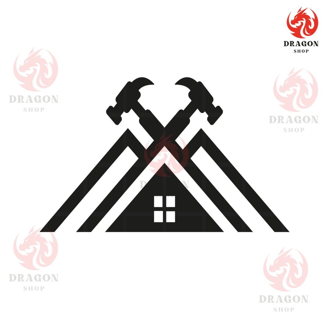 Construction Logo Svg Png Pdf Eps Cut File, Roof Svg, Constr | Inspire ...