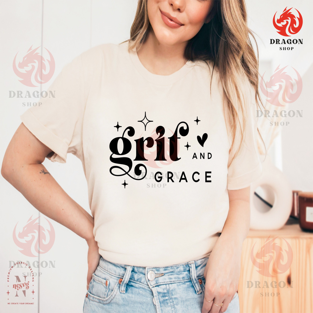 Grit and Grace SVG PNG PDF, Religious Svg, Inspirational Svg | Inspire ...