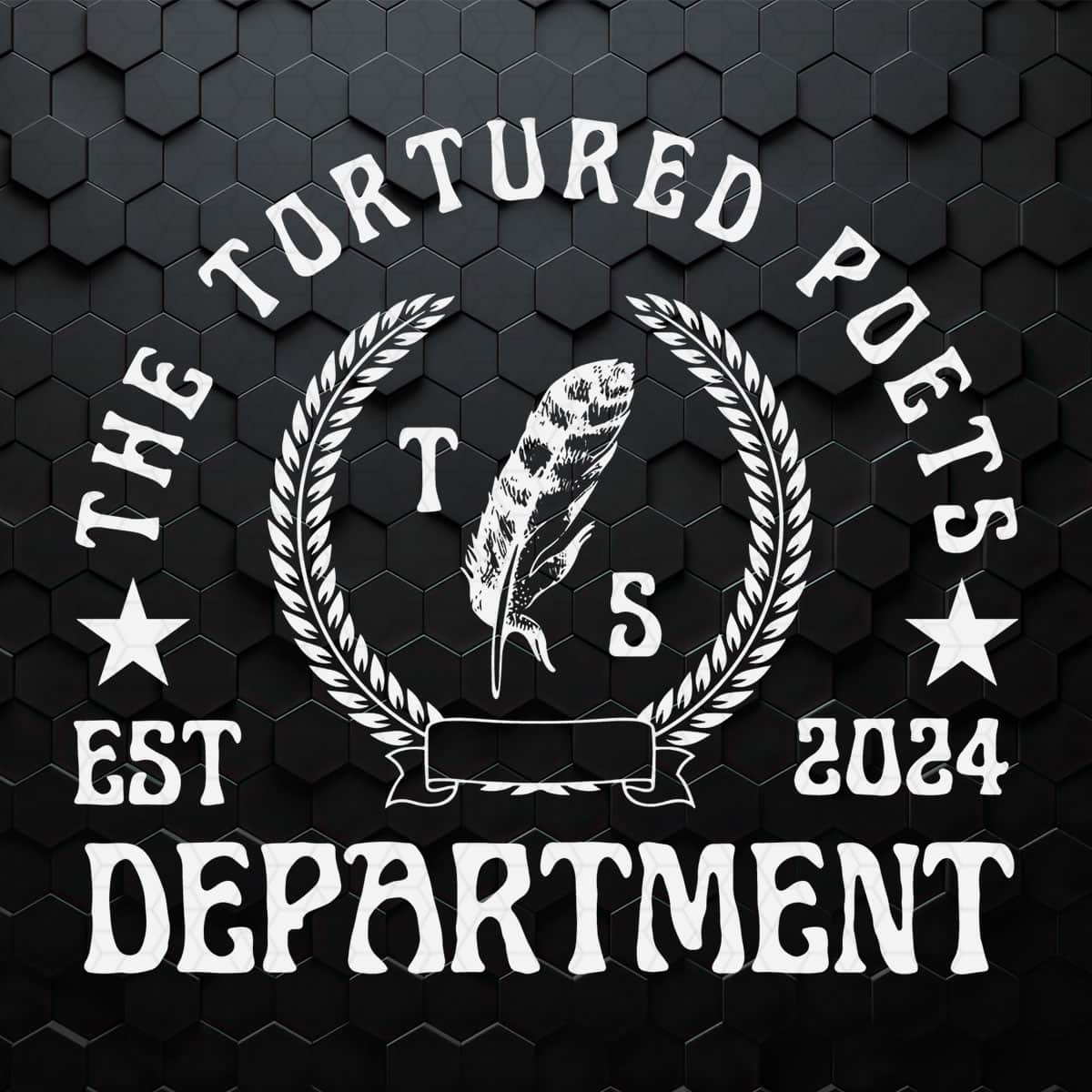 Vintage Tortured Poets Department Music Album SVG | Inspire Uplift
