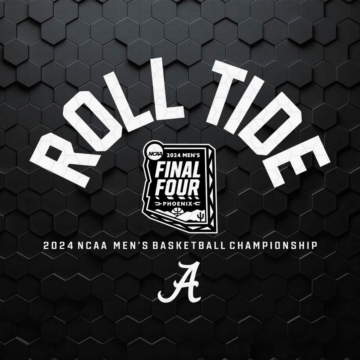 Roll Tide Alabama Mens Basketball Championship SVG | Inspire Uplift