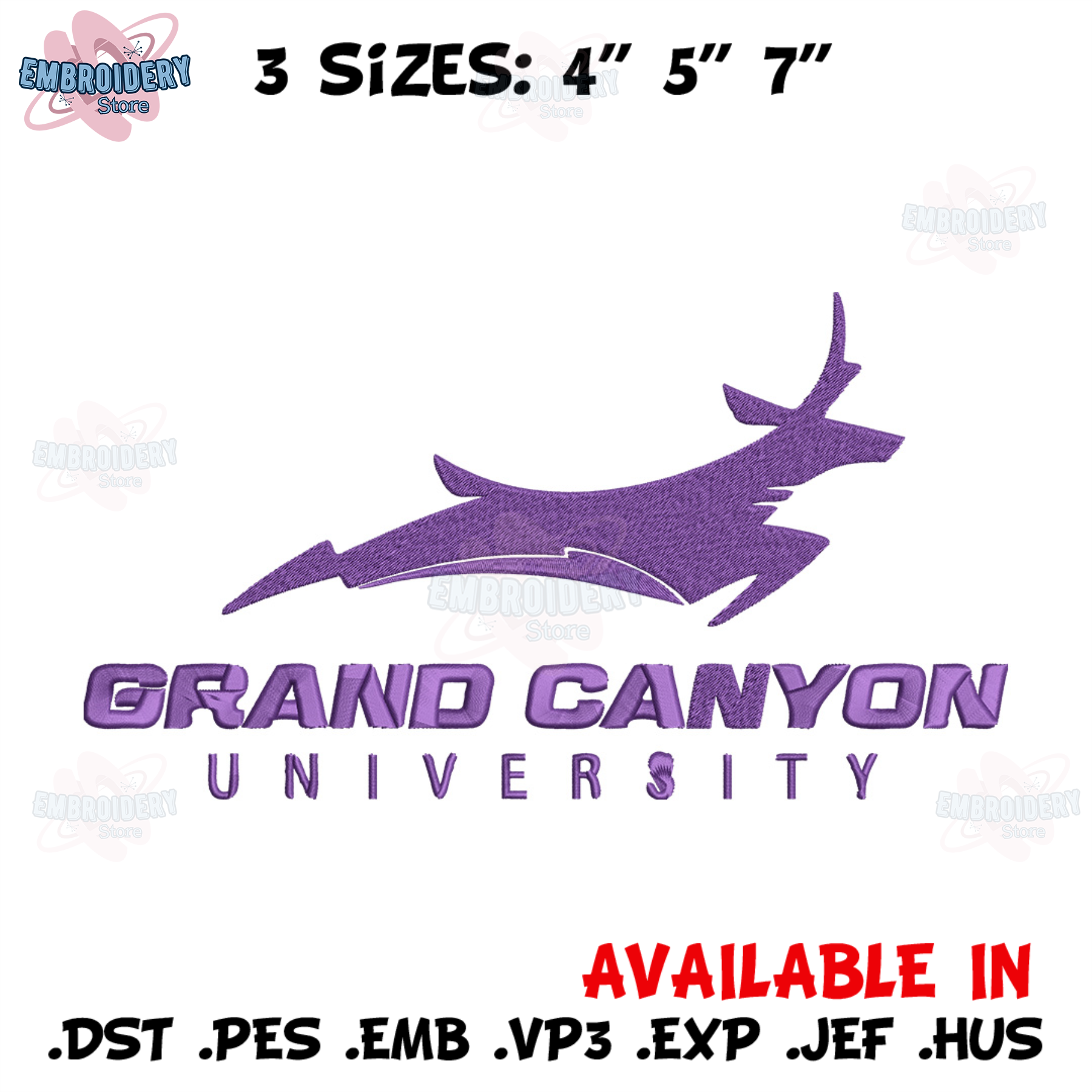 Grand Canyon logo embroidery design, Sport embroidery, logo - Inspire ...