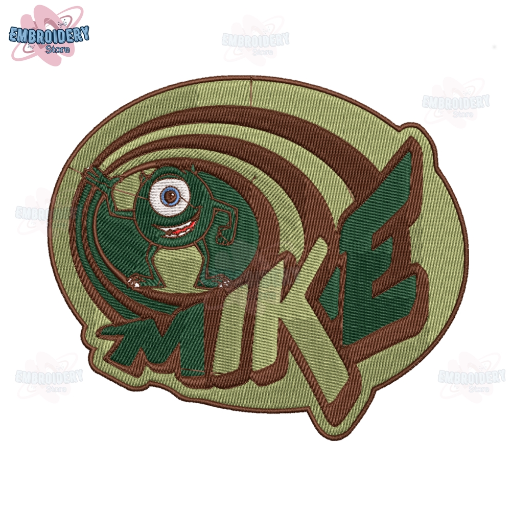 Monster Inc Mike Logo Embroidery - Inspire Uplift