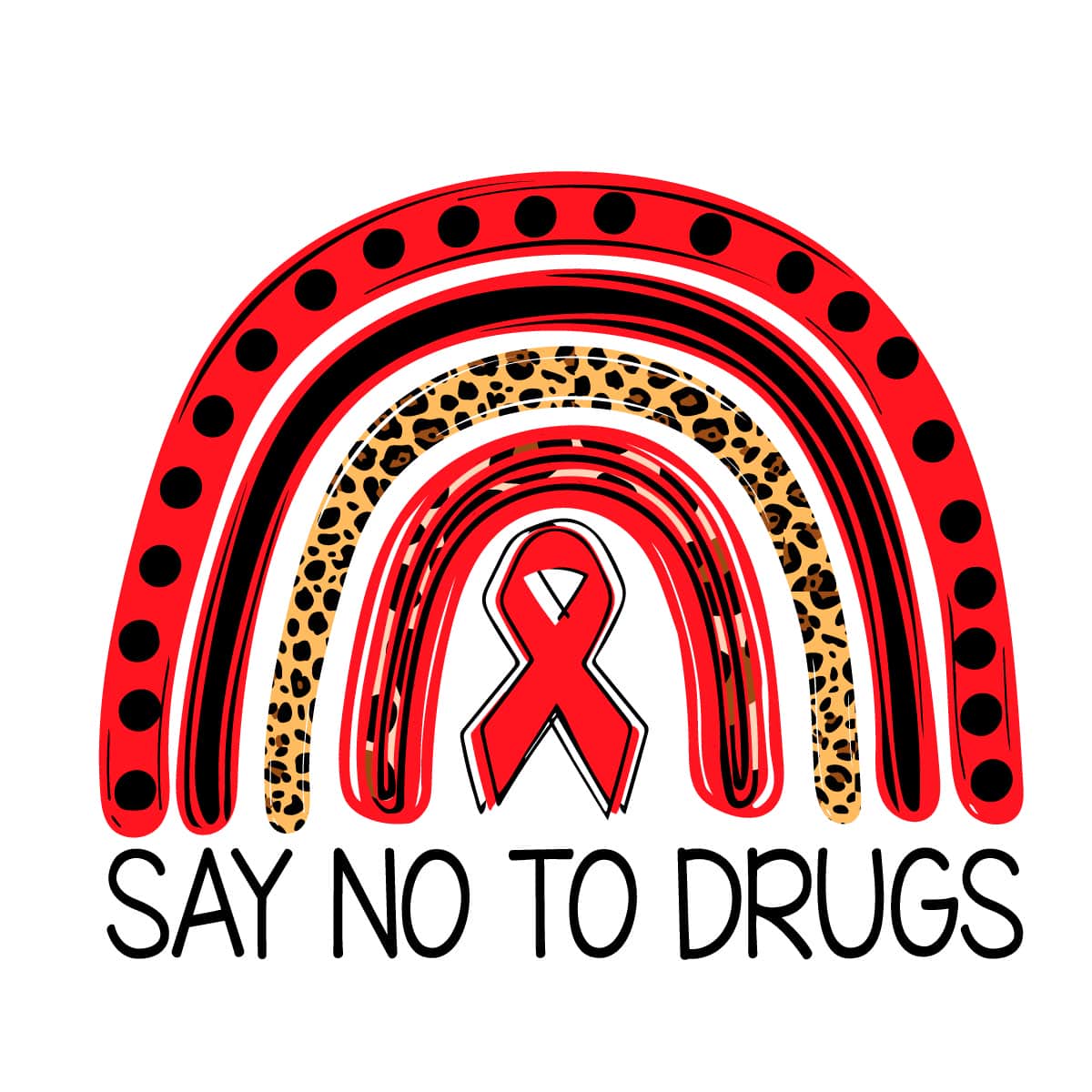 Say No To Drugs SVG Breast Cancer Awareness SVG Awareness Ra - Inspire ...