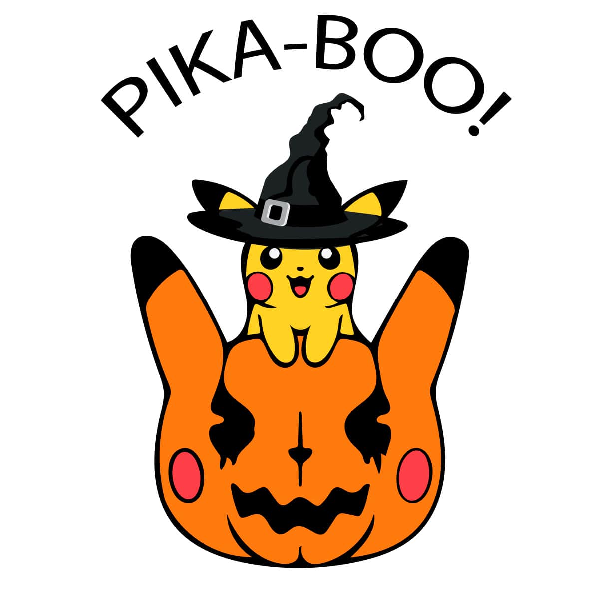 Pika Boo SVG Pikachu SVG Pumpkin SVG Happy Day SVG | Inspire Uplift