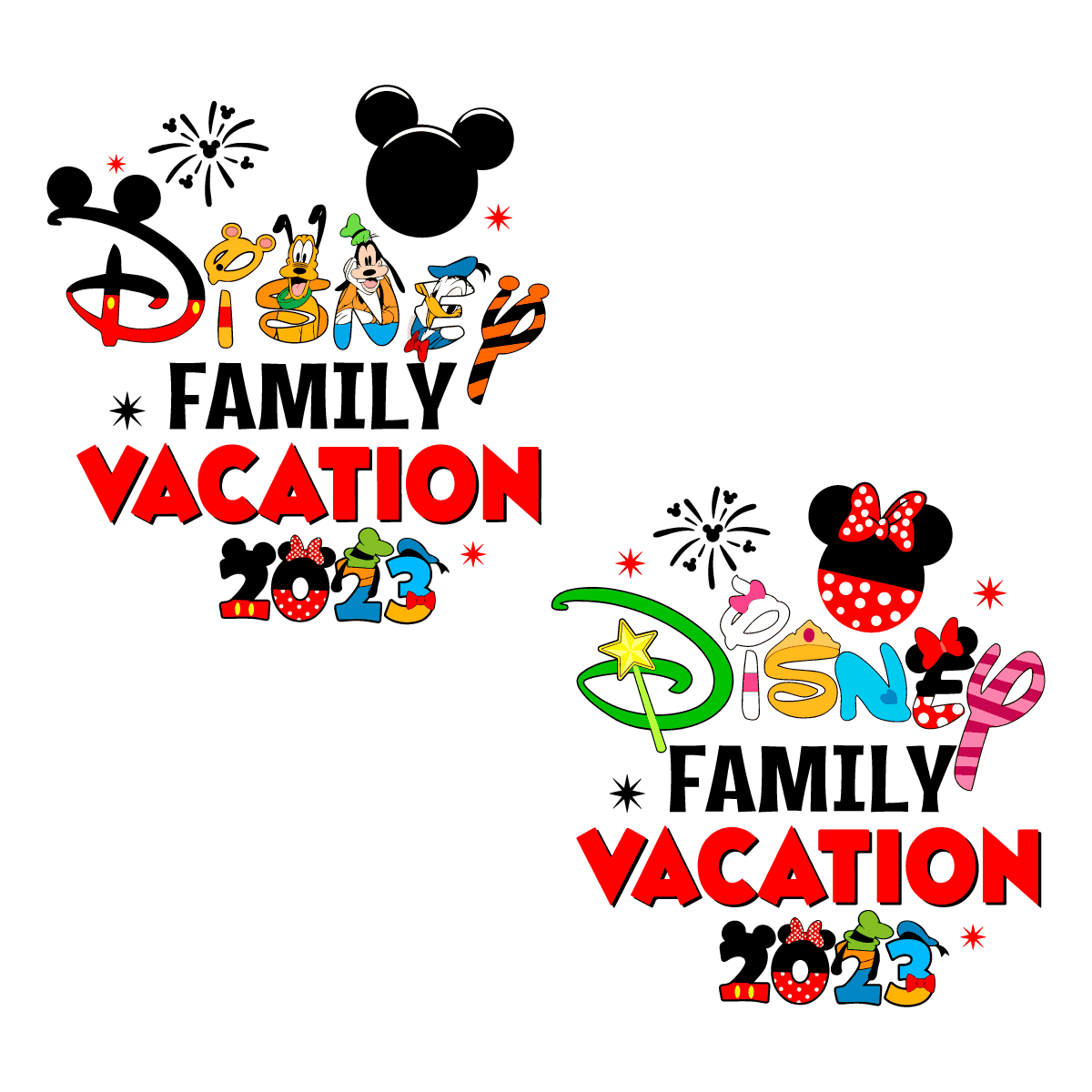 Mickey Family Vacation SVG Disney Family Trip SVG | Inspire Uplift
