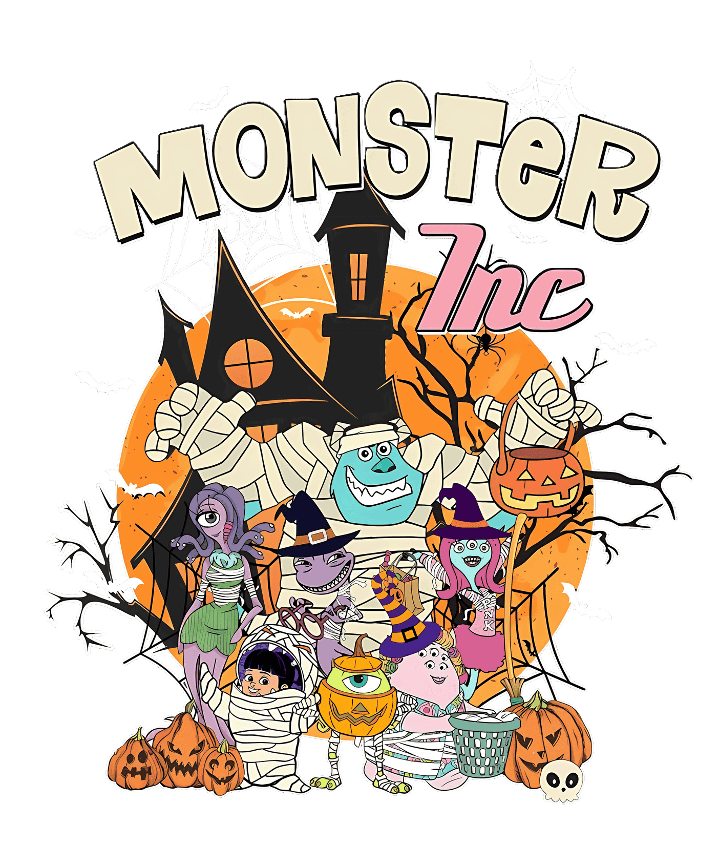Monster Inc Halloween Horror Characters PNG File Download | Inspire Uplift