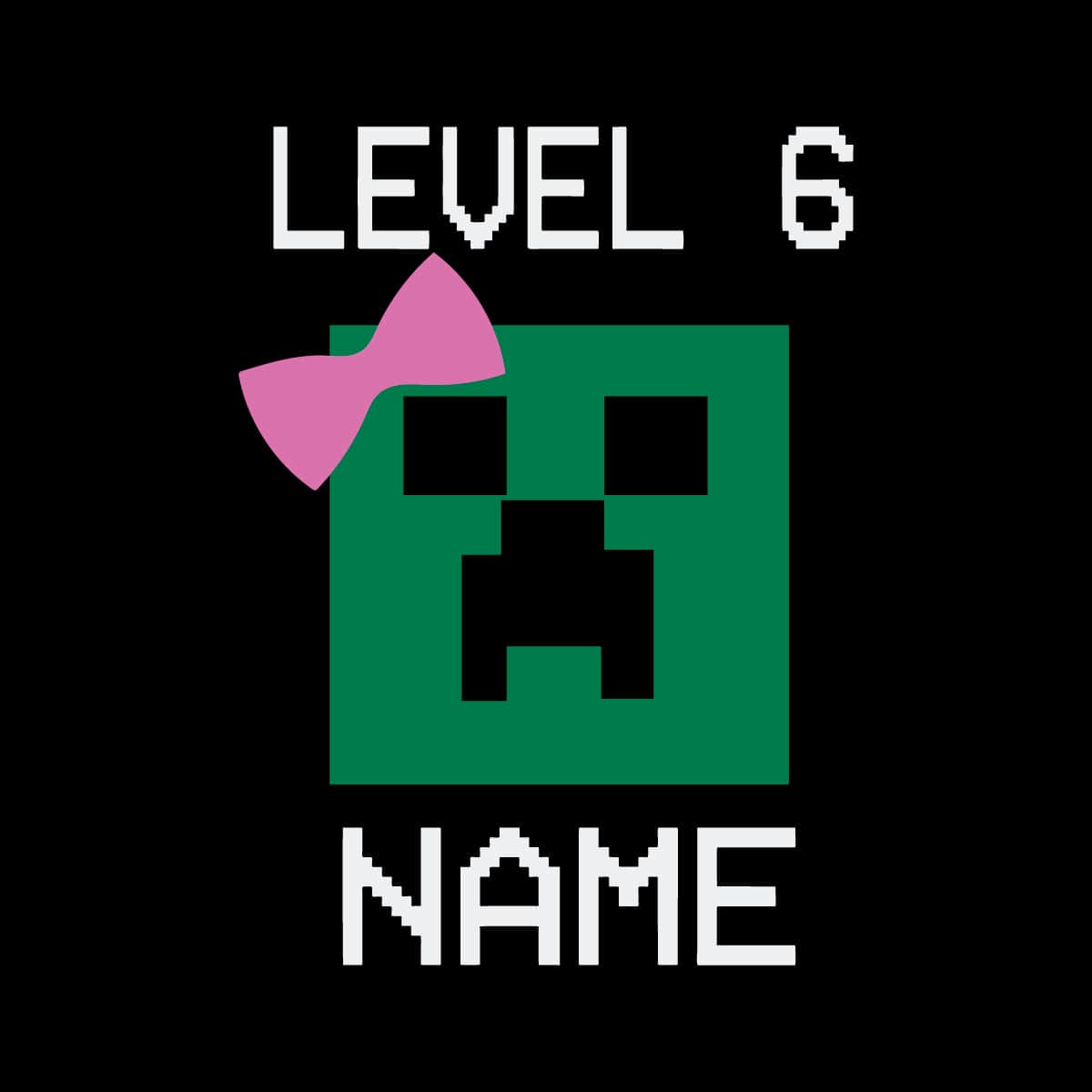 Personalized Minecraft Birthday SVG With Name Personalized S | Inspire ...