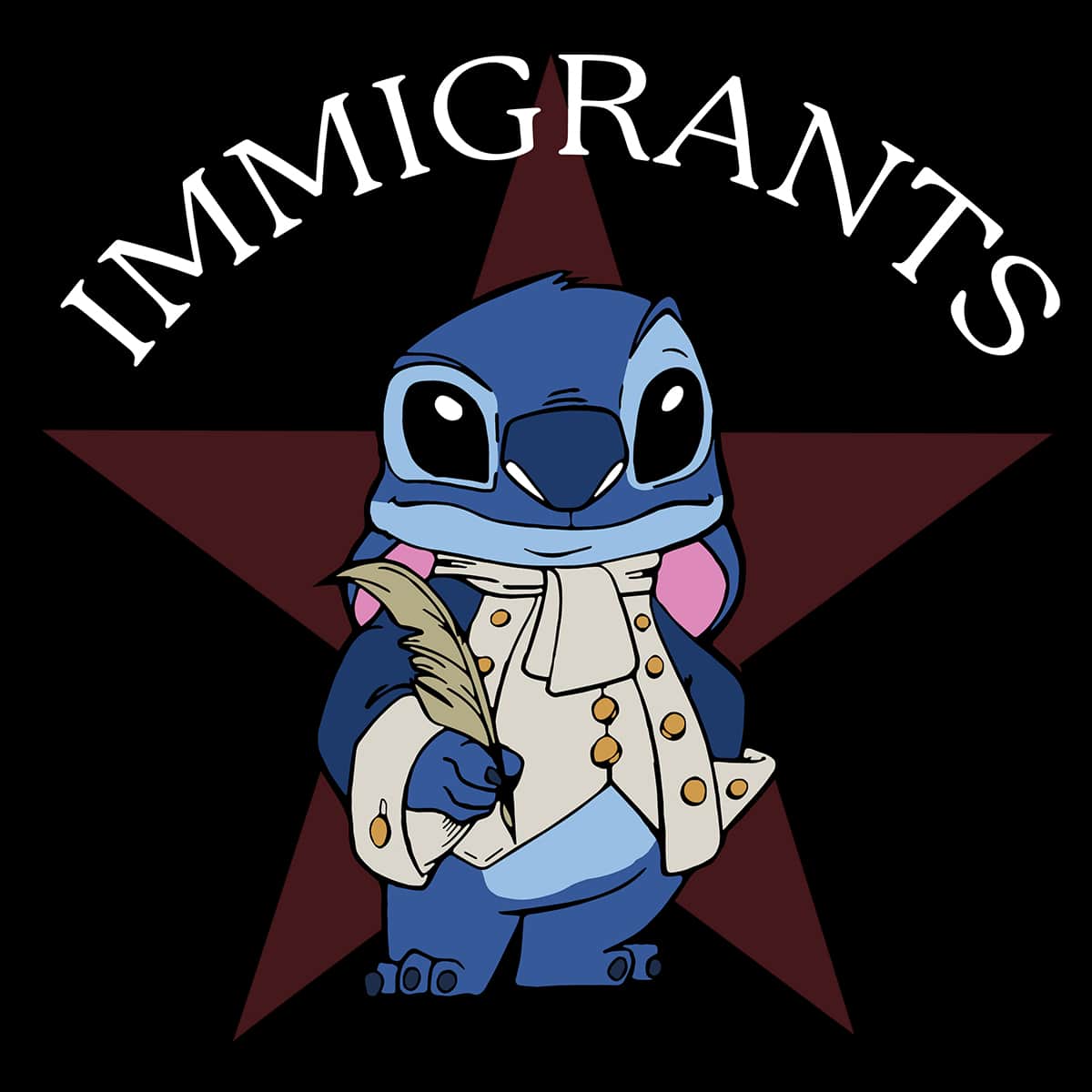 Hamil Stitch Immigrants SVG Hamilton SVG Stitch SVG Disney W | Inspire ...