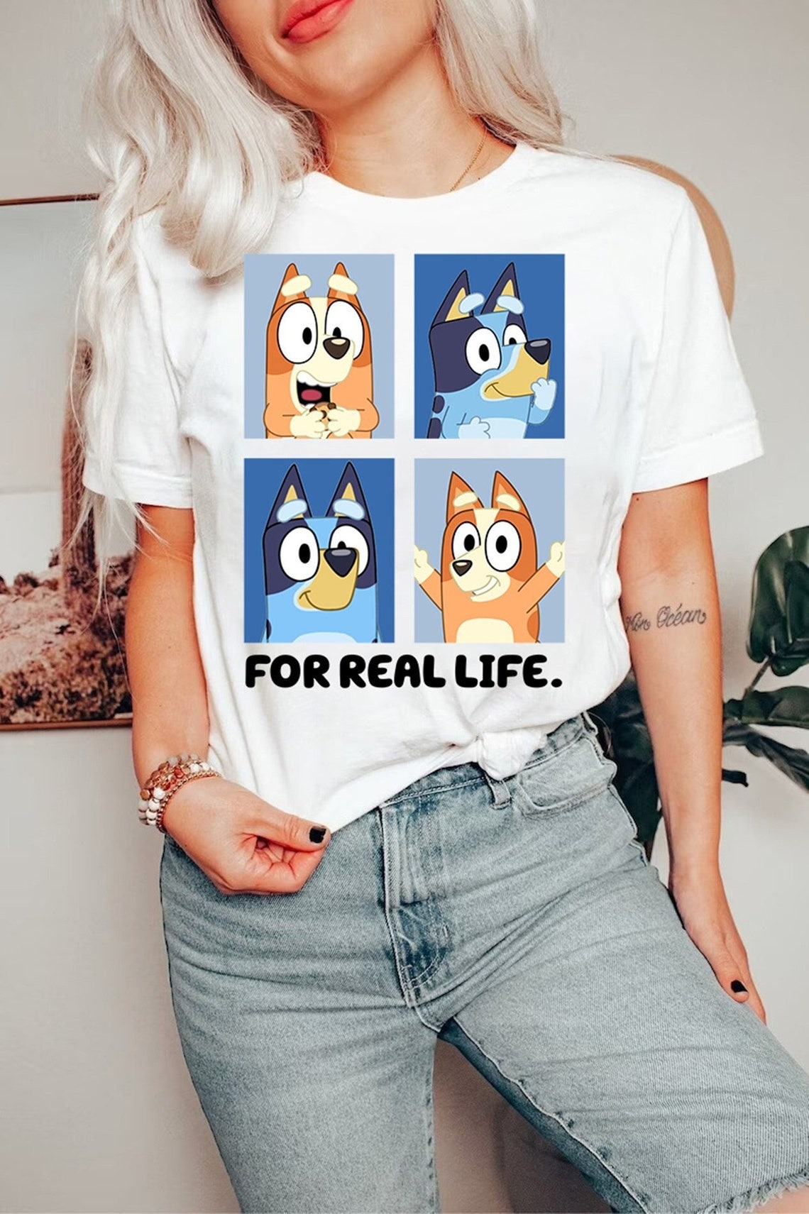 Funny Blueys For Real Life Shirt, For Real Life Shirt, Bluey | Inspire ...