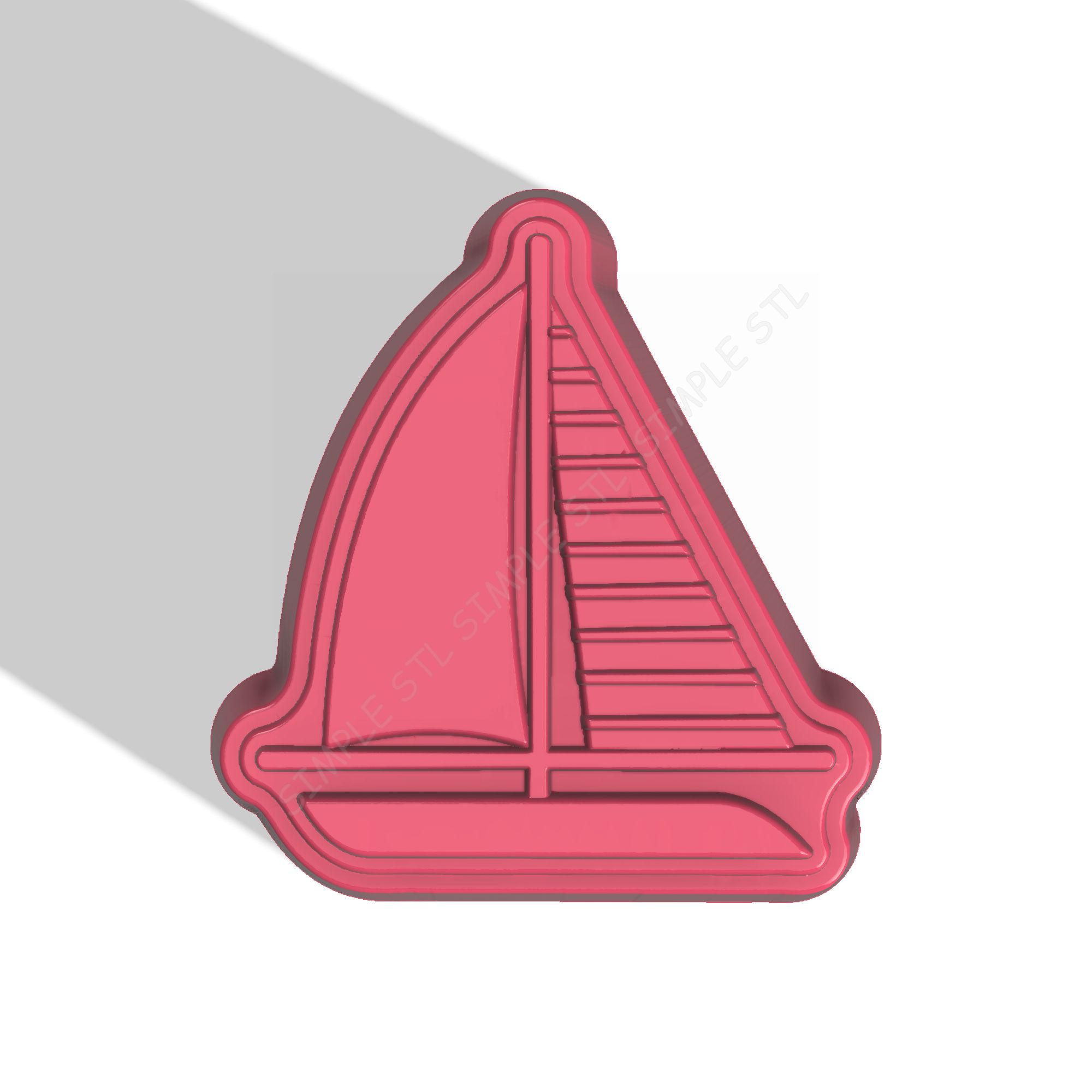 Sailing yacht stl FILE for vacuum forming and 3D printing | Inspire Uplift