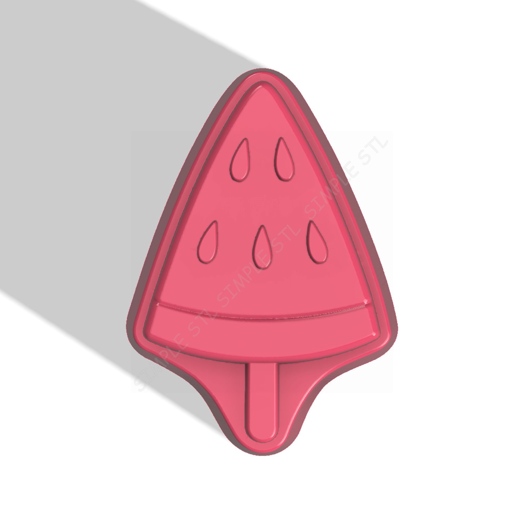 Watermelon ice cream stl FILE for vacuum forming and 3D prin - Inspire ...