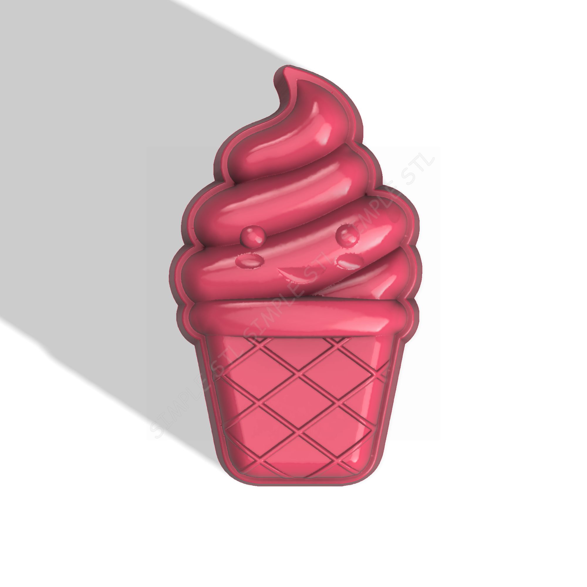 Ice cream cone stl FILE for vacuum forming and 3D printing | Inspire Uplift