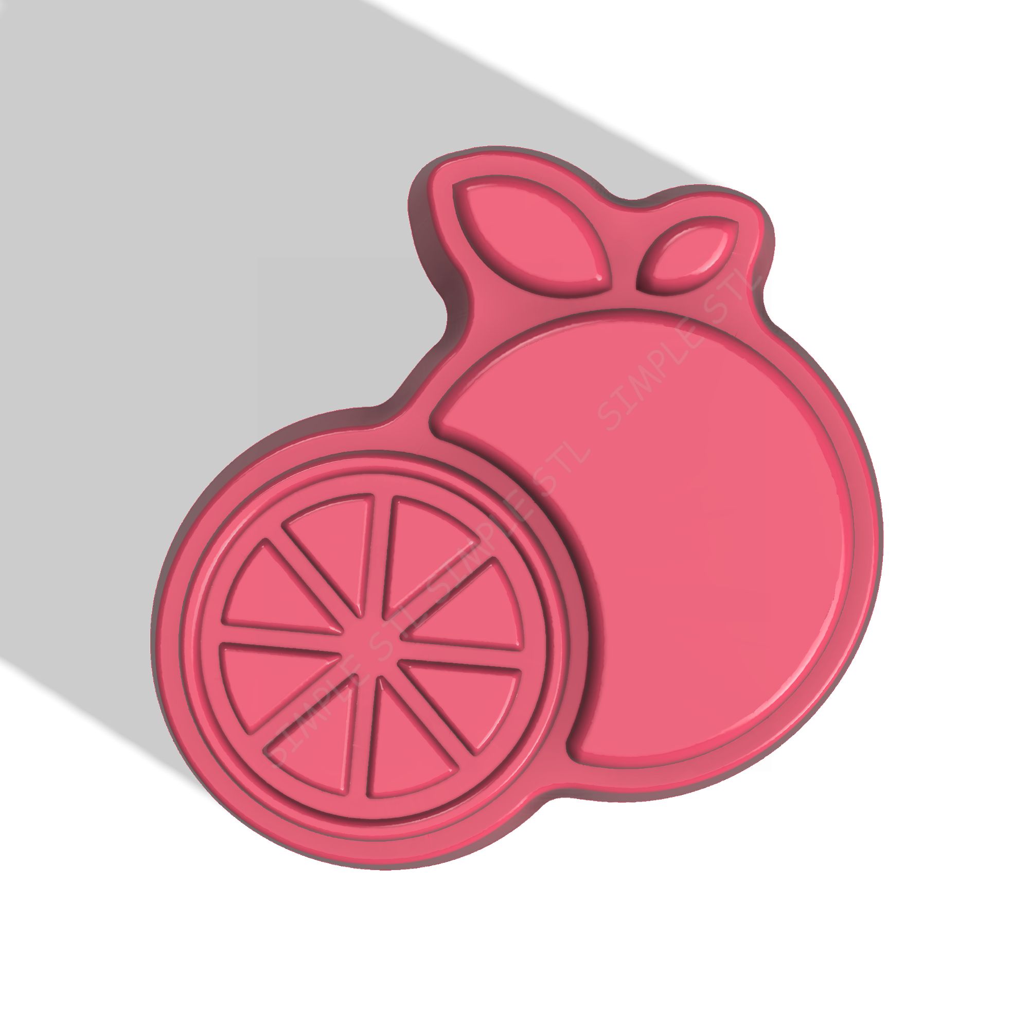 Orange stl FILE for vacuum forming and 3D printing | Inspire Uplift