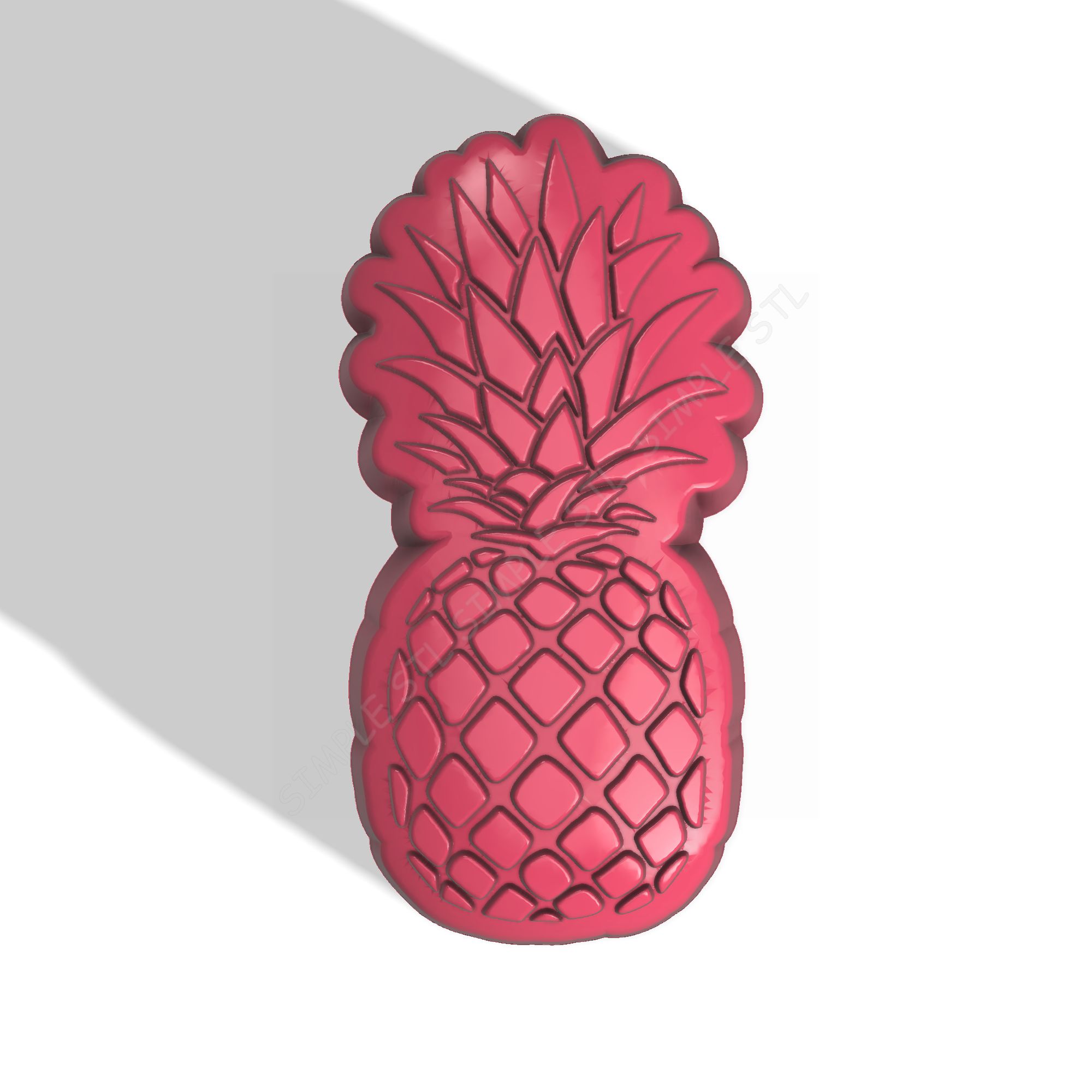 Pineapple stl FILE for vacuum forming and 3D printing - Inspire Uplift