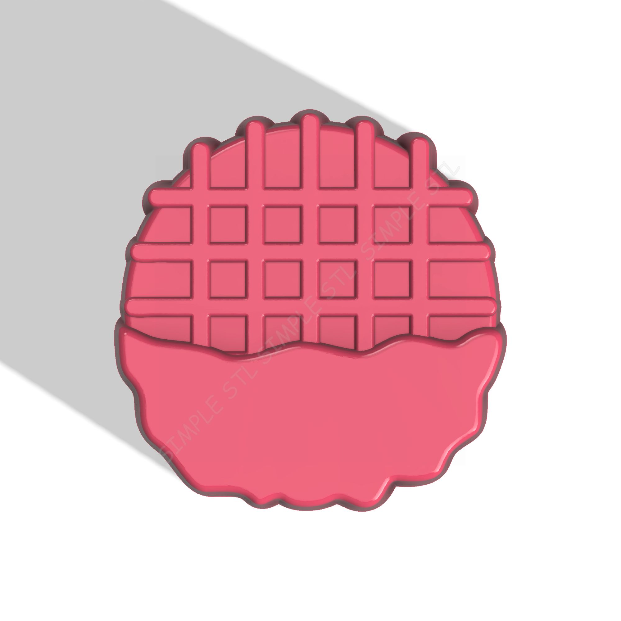 Waffle stl FILE for vacuum forming and 3D printing | Inspire Uplift